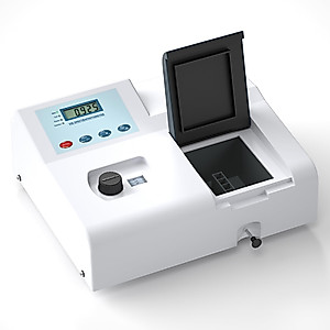 Generic Spectrophotometer, 350-1020nm Visible Spectrophotometer, 721 Digital Lab Spectrophotometer, Spectral Bandwidth 6nm Tungsten Lamp Equipment Photometer 110V