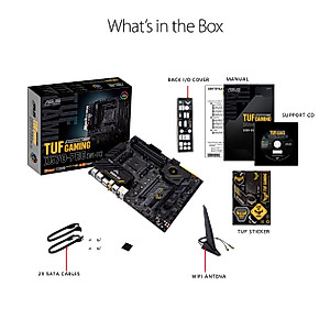 ASUS TUF Gaming X570-PRO (WiFi 6) AM4 Zen 3 Ryzen 5000 & 3rd Gen Ryzen ATX Motherboard (PCIe 4.0, 2.5Gb LAN, BIOS Flashback, HDMI 2.1, USB 3.2 Gen 2