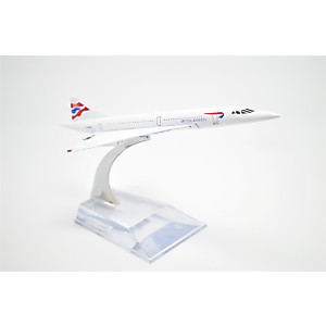 TANG DYNASTY(TM) 1:400 16cm Concorde British Airways Metal Airplane Model Plane Toy Plane Model
