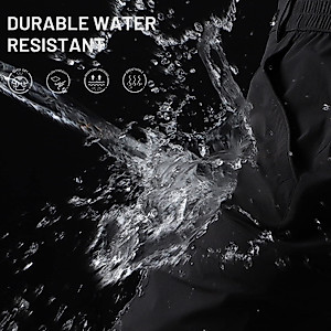 MIER Women's Hiking Cargo Shorts Quick Dry Stretchy Summer Shorts with 6 Pockets, Water Resistant and Lightweight, Graphite Grey, 8