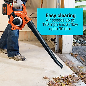 BLACK+DECKER 40V MAX* Cordless Hard-Surface Sweeper with POWERCOMMAND, Tool Only (LSW36)