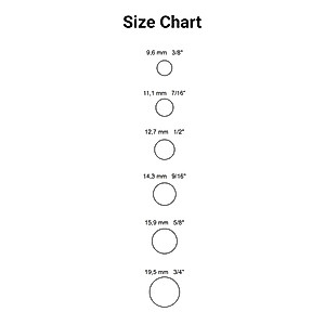 Generic Plastic Stopper Replacement Plug for Salt and Pepper Shakers, Flower Pots, Bottles, Pipes etc (6 pieces) (Sizes 1 2 , 7 16 , 3 8 ), White