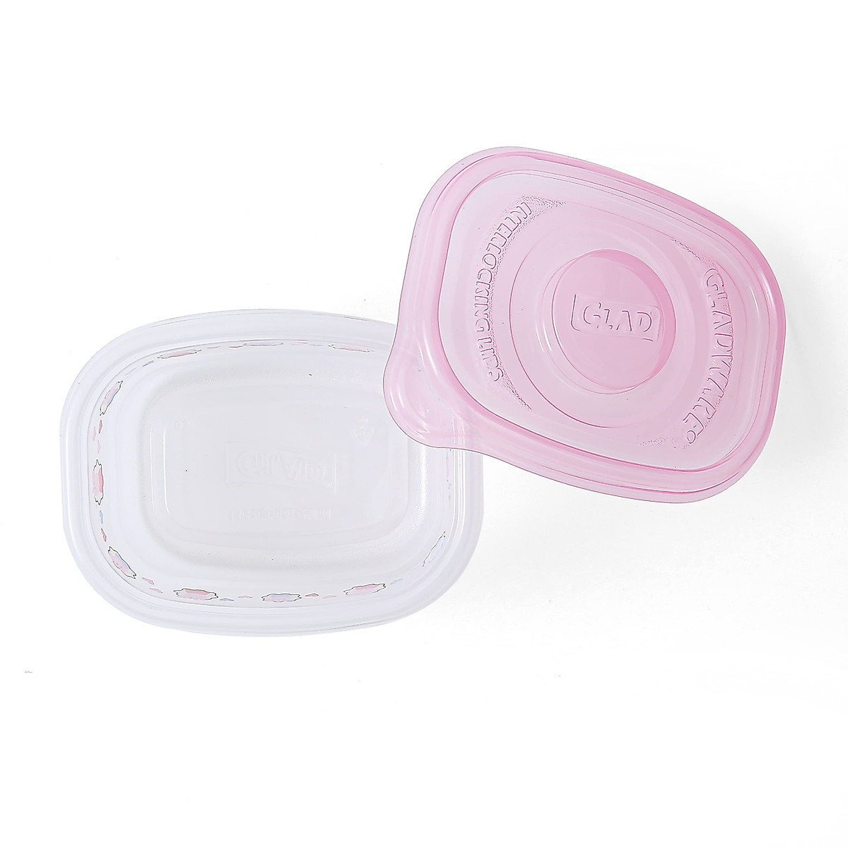 Glad for Kids Peppa Pig GladWare To Go Snack Storage Containers with Lids, 9oz 5ct | 9 oz Kids Snack Containers with Peppa Pig Design, 5 Count Set | Tight Seal Food Storage Containers for Food