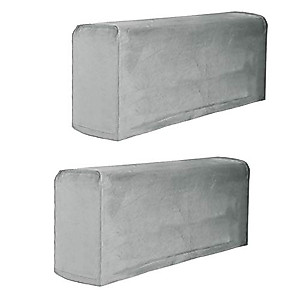 BESPORTBLE Recliner Cover Car Assesories Armrest Covers Stretch Anti-Slip Furniture Protector Armchair Slipcovers for Recliners Sofas Chairs Set of 2 (Grey) Stretchy Couch Cover Recliner Chair Covers