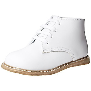 Baby Deer High Top Leather First Walker (Infant/Toddler),White,3 M US Infant