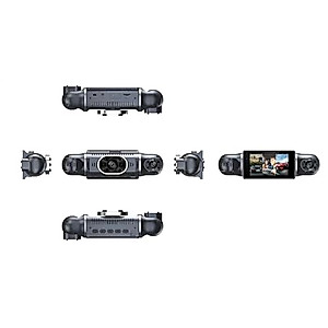 4-Channel Front and Rear Dash Cam - 360-Degree Panoramic Recording for Enhanced Safety, HD 1080P Car Interior and Exterior Camera - Clear Images and Wide Coverage