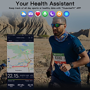 Bemtava Smart Watch, Smartwatch for iPhone Android Phones with Call Message Reminder, 1.7 inch DIY Watch Face Fitness Tracker with Heart Rate/Sleep Monitor, GPS Sports Tracking for Women Men Kids