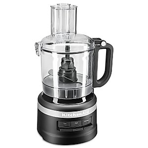 KitchenAid KFP0718BM Food Processor, 7 cup, Matte Black