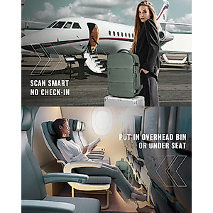 bergsalz Backpack For Women Travel Bag Weekender Lightweight Medium Backpack Olive Green For Men Hiking Waterproof Gym Bag Travel Essential Canvas Bag Carry On Backpack For Sport Fan Laptop Bag