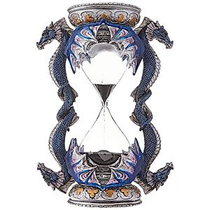Design Toscano WU70646 Death's Door Dragon Gothic Decor Statue Hourglass Sand Timer, 6 Inch, Single