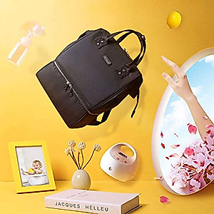 Breast Pump Bag Backpack, GOGOSO Pumping Bags with Cooler for Work Mom Breast Pump Carrying Diaper Bag Baby Shower Gifts（No Include Ice Pack）