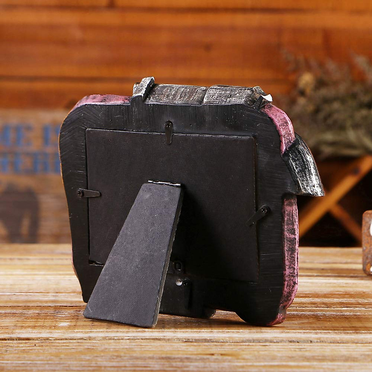 Rustic Resin Antler Photo Frame 8x10 Retro Western Room Decor Farmhouse Picture Frames Hunting Decor Lodge Decor Great Gift Wild Western, Cowboy, Bar, Hunting, Outdoor Culture