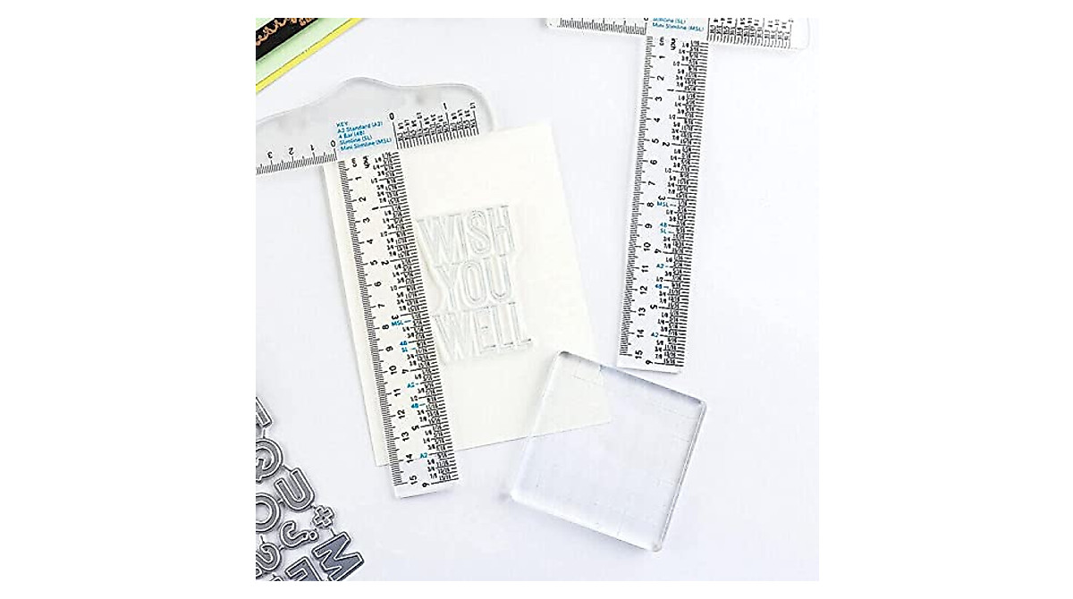 6 Inches Clear Acrylic T-Square Ruler for Drafting & Crafting