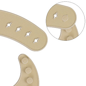 HOTBEST Set of 6 Baby Feeding Set, Silicone Baby Tableware Set, Food Grade Infant Dinnerware Set, BPA Free Baby Led Weaning Supplies, Non-Slip Self Feeding Utensils for Toddlers Infant Kids (Beige)