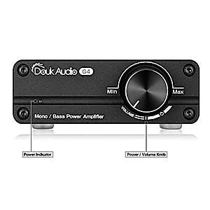 Douk Audio G4 Subwoofer Full-Frequency Mono Channel Digital Power Amplifier 100W
