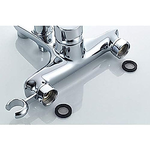 Kitchen Taps Bathtub Faucets Wall Deck Mounted Bathroom Shower Faucet Set Rainfall Bathtub Shower Mixer Bath With Shower Hand