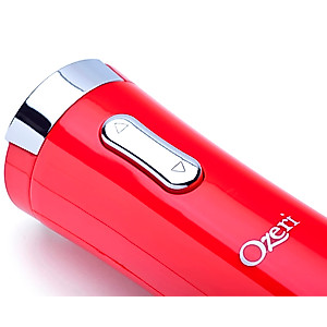 Ozeri Nouveaux II Electric Wine Opener with Foil Cutter, Wine Pourer and Stopper