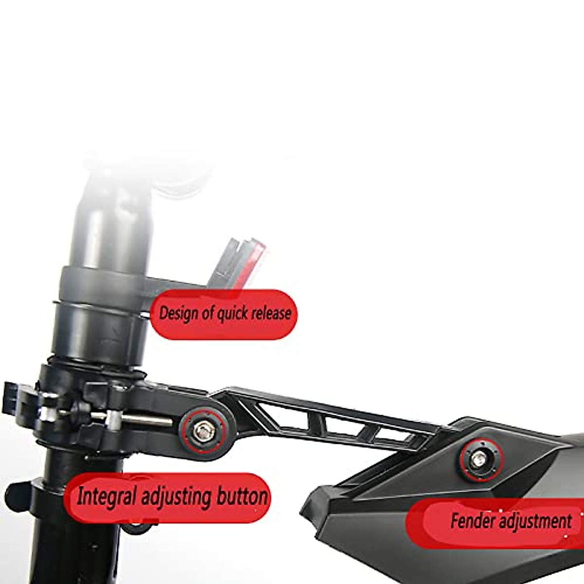 Rayblow Bike Mudguard Bicycle Fender Universal Full Cover Thicken Widen Bicycle Fender Set E-Bike Fender Mountain Bike Adjustable Quick Release MTB Mountain Road Bike Riding Cycling