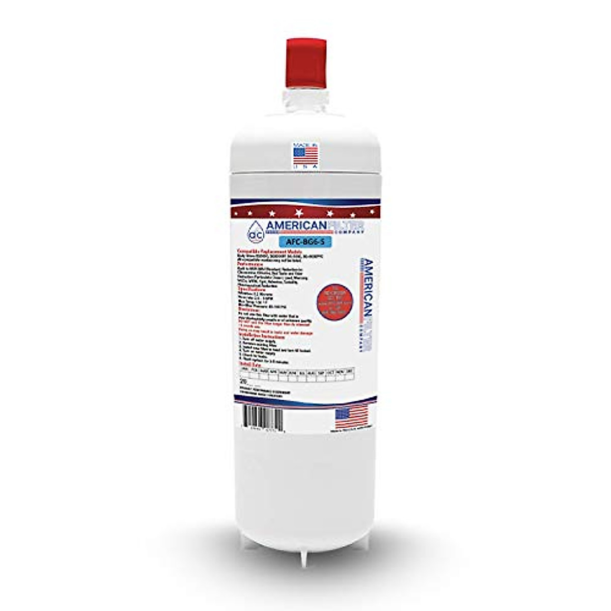 AFC Brand Model # AFC-BG6-S, Compatible with Body Glove (R) BG-6000 Replacement Water Filter Cartridge