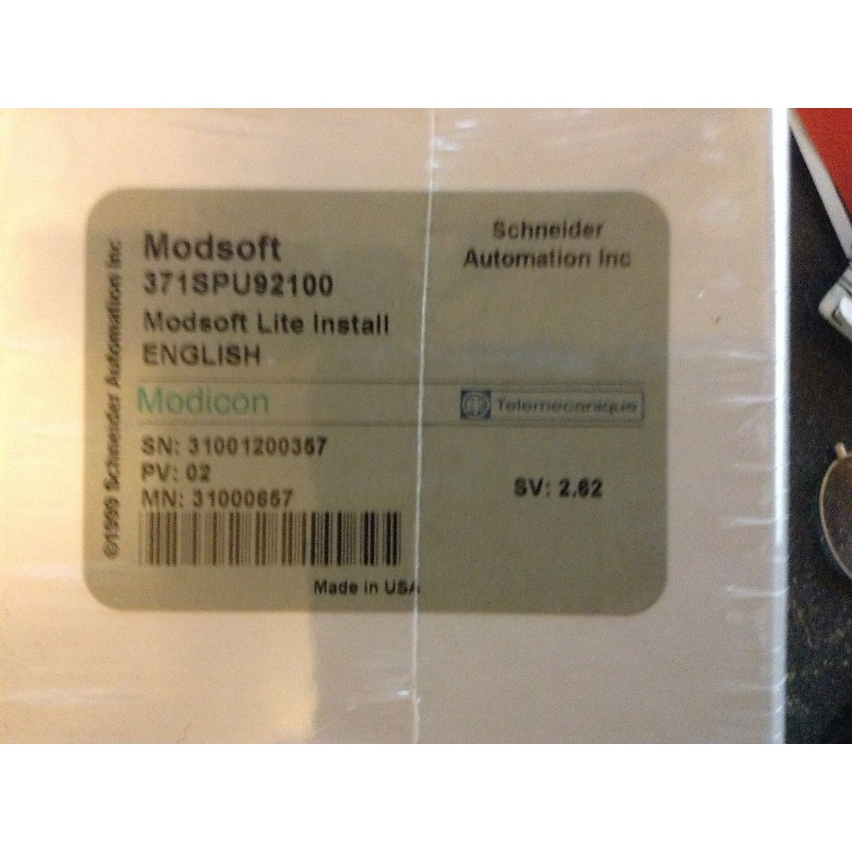 Modsoft Lite 371SPU92100 Programming Software & Documentation