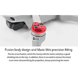 Muised Rc Accessories and Parts 4pcs Metal Motor Covers Dustproof Protective Cover for Drone Mavic Mini Drone Flying Accessories Travel Mini Drone Accessories