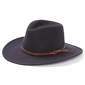 Stetson Men's Bozeman Outdoor Hat, Black, Large