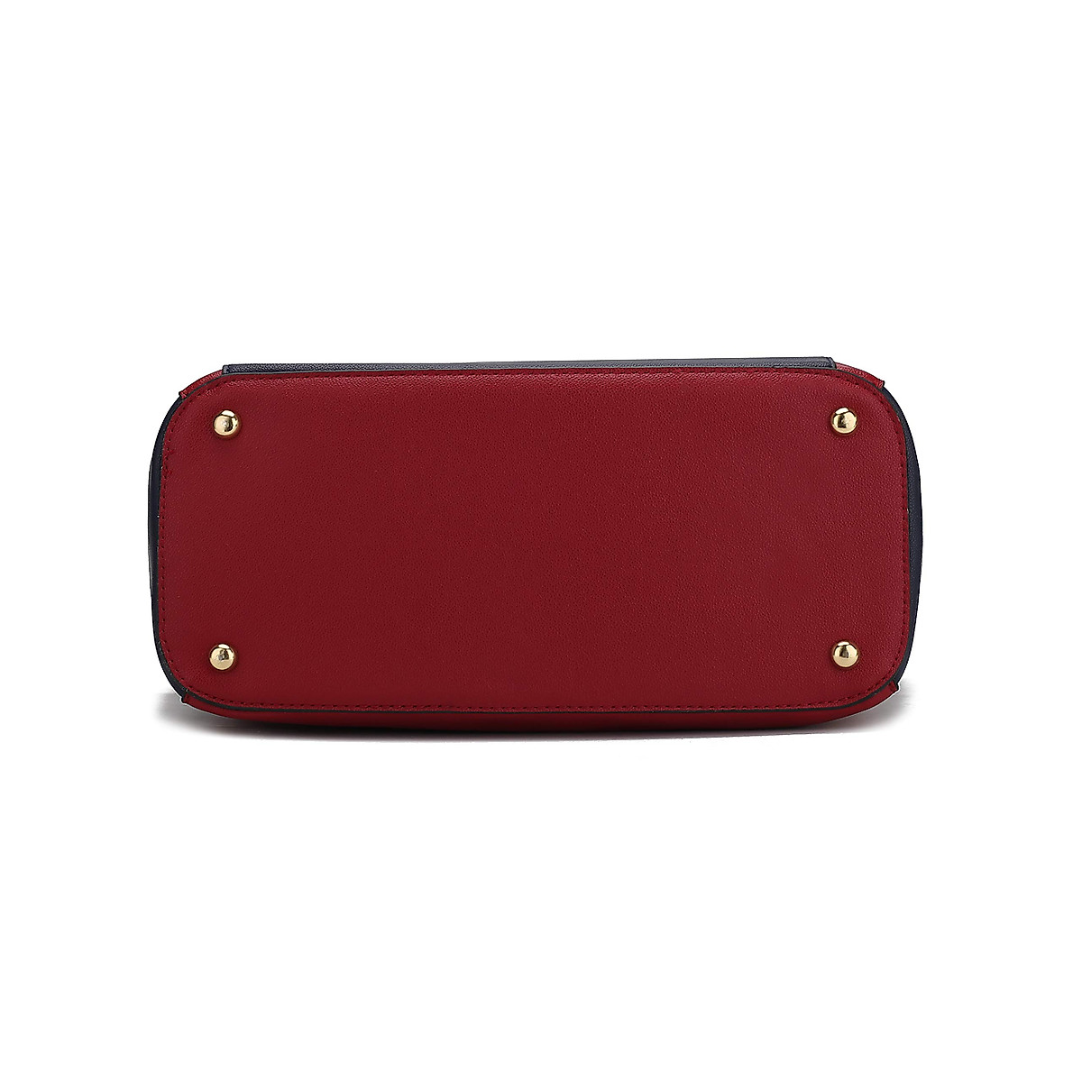 MKF 2-PC Set, Tote Bag for Women & Pouch Purse: PU Leather Handbag Pocketbook, Top-Handle Shoulder Strap Baby Blue