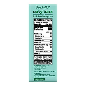 Beech-Nut Oaty Bars with Fruit & Whole Grain Strawberry Toddler Snack Bar, 15 Bars