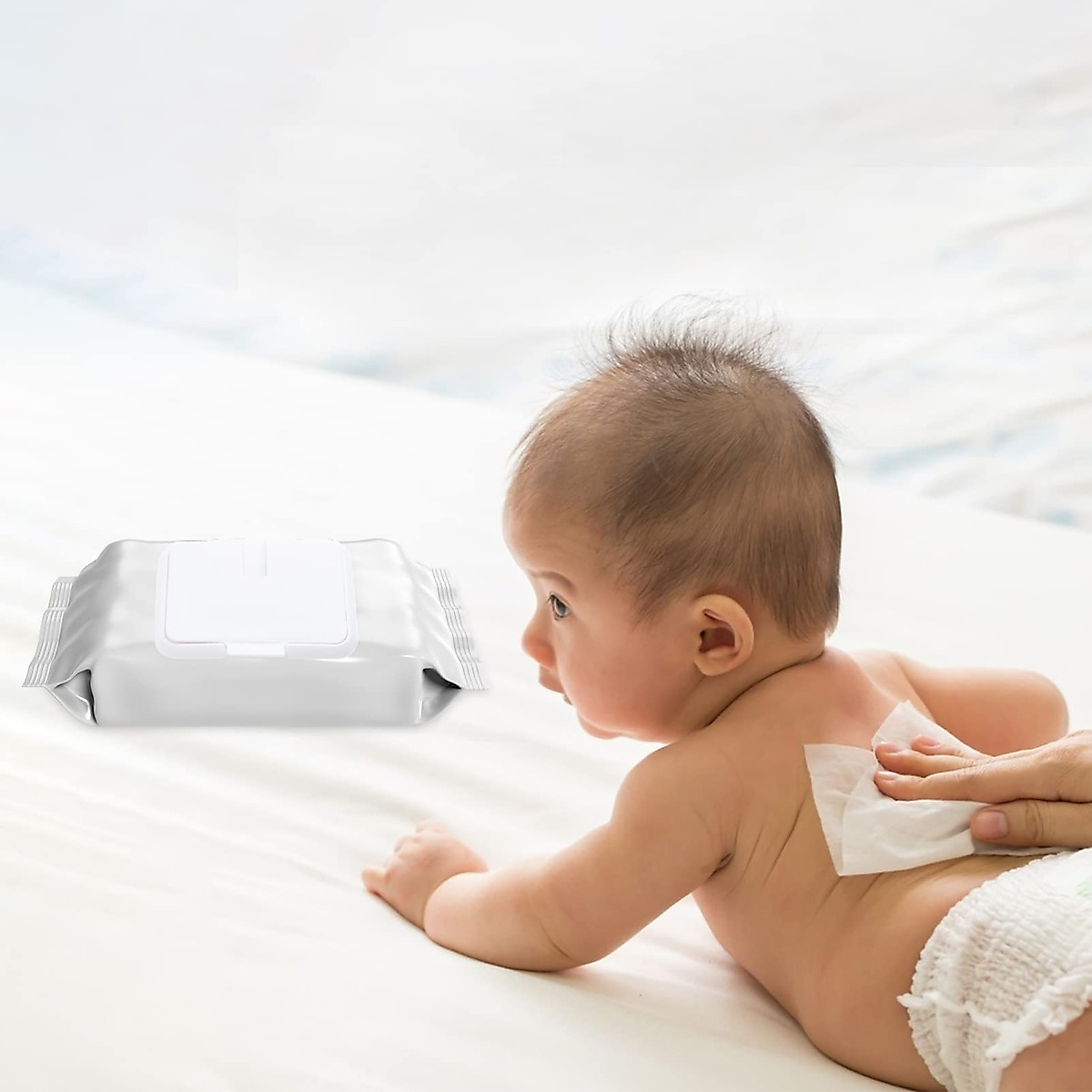 Warmer USB Wet Tissue Heating Box Diaper Wipe Warmer Dispenser Household Heating Machine, 15X12 cm