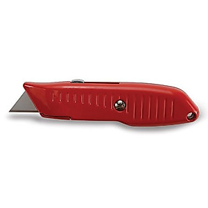 Lutz 30582#82 Safety Nose Retractable Blade Utility Knife - Red (82-RD)
