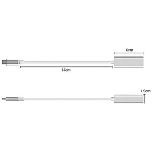 XUNMAIFHB Portable Docking Station, Type-C to RJ45 Gigabit LAN Notebook Desktop Universal USB Cable Adapter Fast Transmission