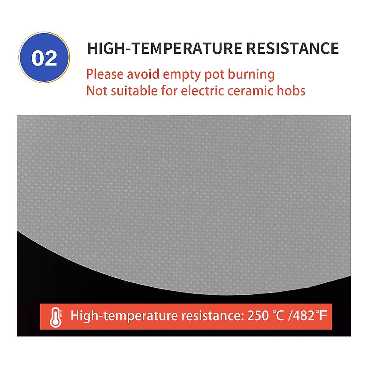 Induction Cooktop Protector Mat While Cooking 2 pcs Non Slip Pad Guard from Pollution Induction Cooker Protection Mat 10inches Flower Shape Grey Color Silicone Scratch Protector