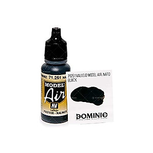 Vallejo Model Air 17 ml Acrylic Paint - Nato Black