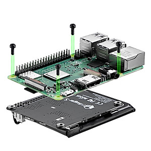 PiSugar S Plus Portable 5000 mAh UPS Lithium Battery Power Module Platform for Every Raspberry Pi 3B/3B+/4B Model Accessories handhold(Not Include Raspberry Pi)