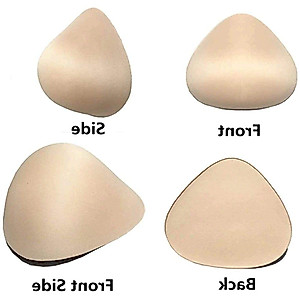 Ninery Ave 1 Pair Cotton Breast Forms Light Ventilation Sponge Boobs for Women Mastectomy Breast Cancer Support