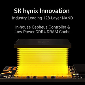 SK hynix Gold P31 2TB PCIe NVMe Gen3 M.2 2280 Internal SSD, Up to 3500MB/S, Compact, Form Factor SSD - Internal Solid State Drive with 128-Layer NAND Flash