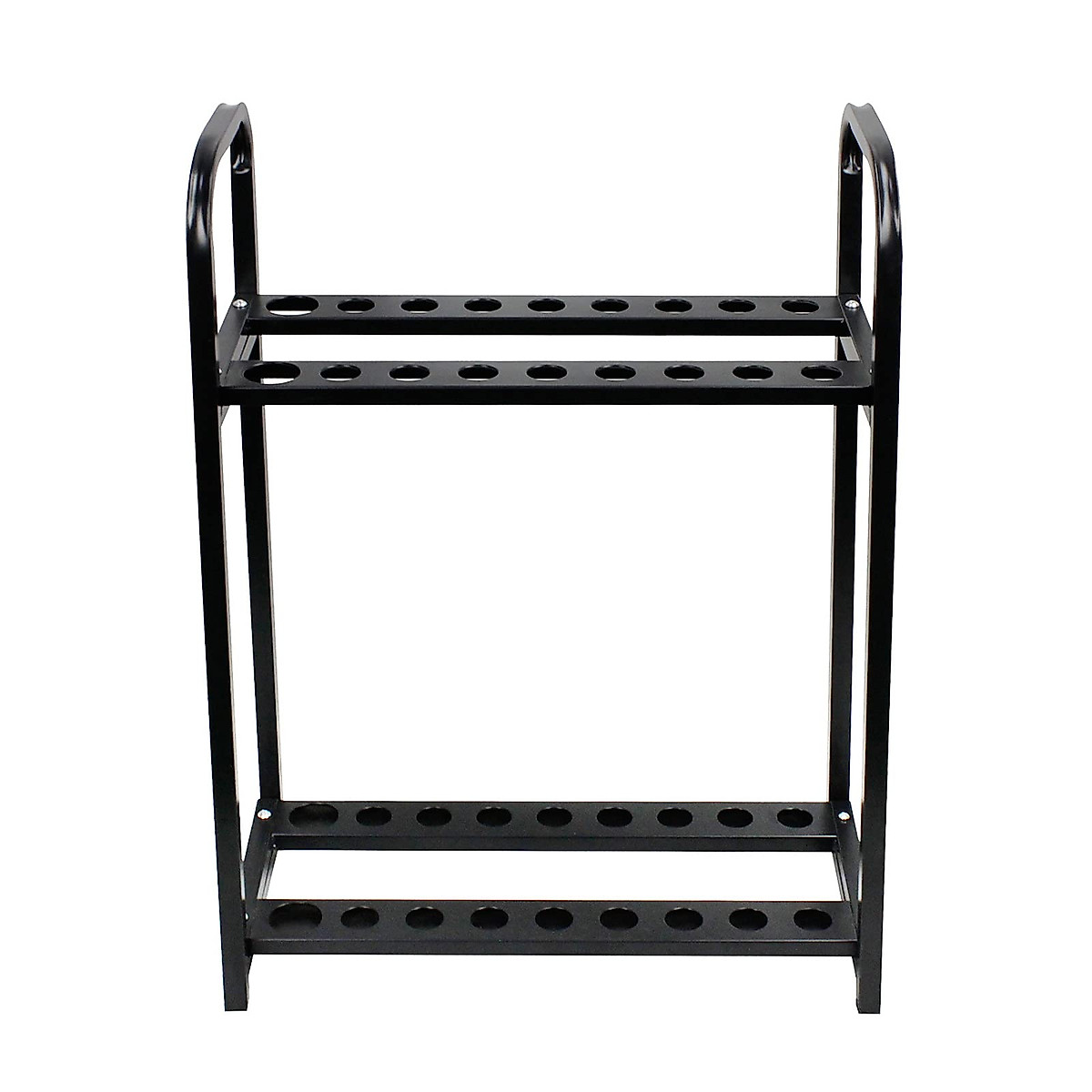 Golf Club Organizer Rack Golf Club Display Stand Rack Holder Shelf Golf Display Rack Premium Metal Golf Putter Stand Holds 9/18/27 Clubs (18 Holds)