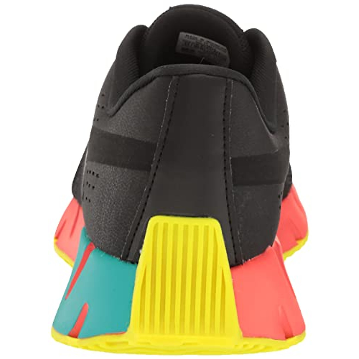 Reebok Men's Zig Dynamica 2.0 Sneaker, Black/Orange Flare/Acid Yellow, 10.5