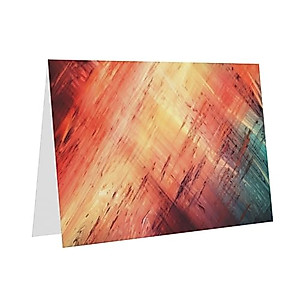 BONDIJ Greeting Cards With Envelopes Abstract Art Print Thank You Card Blank Cards For All Occasions Birthday Thank You Wedding Holiday Parties And More 4 X 6 In