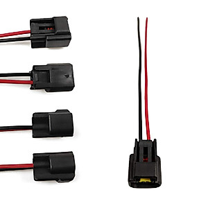 Mamiko Set of 8 Ignition Coil Module Connector Replacement for 4.6L 5.4L 6.8L Ford F150 F250 Mustang Modular Ignition Coil Pigtail Harness Plug