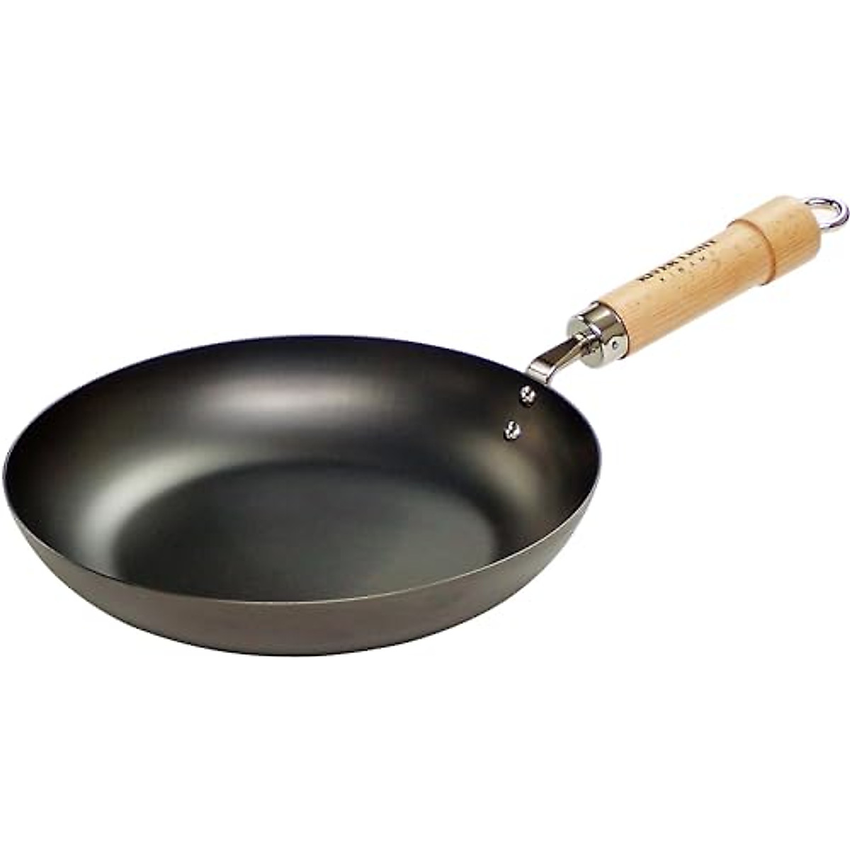 River Light Iron Frying Pan, Extreme Japan, 11.0 inches (28 cm), Induction Compatible, Made in Japan, Wok