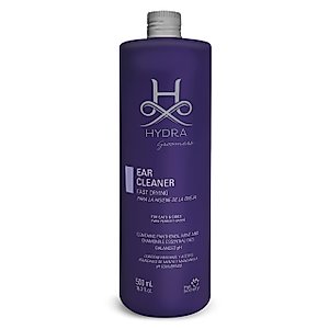 Hydra Professional Ear Cleaner, Cat and Dog Ear Cleaner, All Breeds and Coat Types, 16.9 Ounces