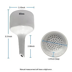 Buchner Funnel Filter Flask Set with 1000ml Filter Bottle and 80mm Buchner Ceramic Funnel Which Used in Laboratory
