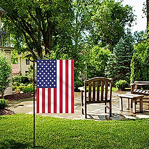 hogardeck Garden Flag American Flag, 12.5x18 US Garden Flags Double Sided, UV Protected, Vivid Color, USA Flag Garden Decor