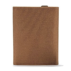 Carhartt Trifold Wallet, Durable for Men, Available in Leather and Canvas Styles, Nylon Duck (Carhartt Brown), One Size US