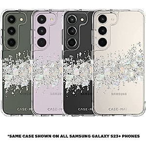 Case-Mate Samsung Galaxy S23 Plus Case [6.6"] [12FT Drop Protection] [Wireless Charging] Touch of Pearl Phone Case for Samsung Galaxy S23 Plus - Cute Sparkle Mother of Pearl Case w/Anti-Scratch Tech
