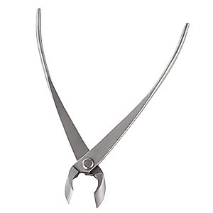 FECAMOS Knob Branch Cutter, Knob Bonsai Cutter Strong Tenacity Branch Cutter Ergonomic Handles for Cutting Bonsai Tree Burl for Making Circular Cocave Incision