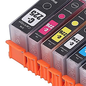 FTVOGUE Ink Cartridge,ABS Housing Replacement for PIXMA IX6520 IP4820 IP4920 (BK BK C M Y GY 6 Colors)
