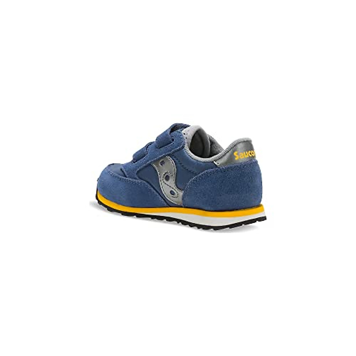 Saucony mens Baby Jazz Hook & Loop Sneaker, Blue/Grey, 10.5 US