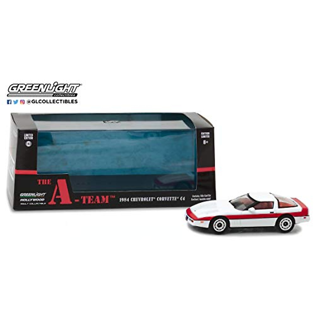 Greenlight Collectibles - 1:43 The A-Team (1983-87 TV Series) - 1984 Chevrolet Corvette C4